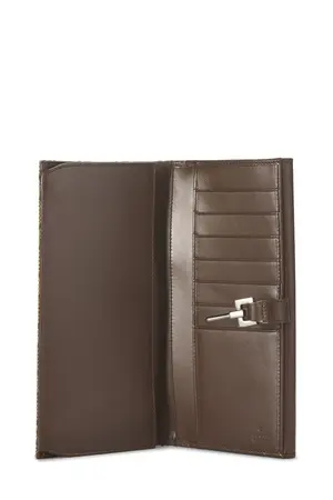 Gucci Original Gg Canvas Jackie Continental Wallet
