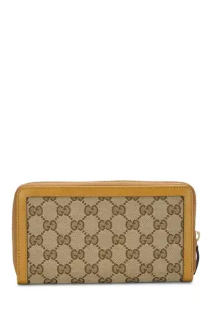 Gucci Original Gg Canvas Britt Continental Wallet