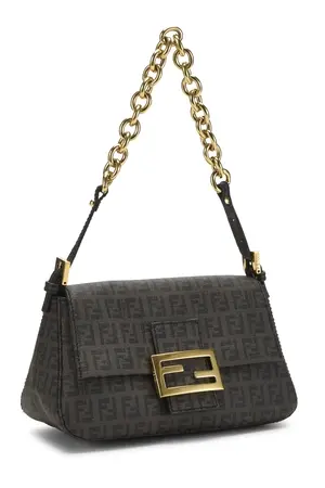 Fendi Zucchino Coated Mama Shoulder Bag