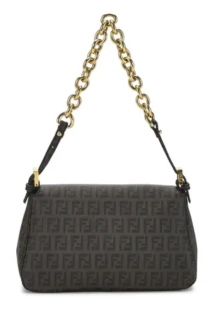 Fendi Zucchino Coated Mama Shoulder Bag