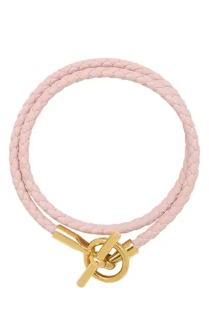 Hermès Swift Glenan Double Tour Bracelet - Pink