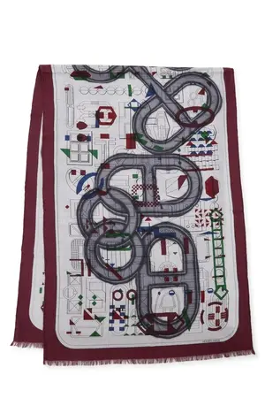 Hermès Multicolor Cashmere Shawl