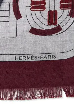 Hermès Multicolor Cashmere Shawl