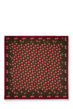 LOUIS VUITTON Takashi Murakami X Cherry Scarf - Brown