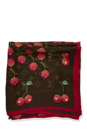 LOUIS VUITTON Takashi Murakami X Cherry Scarf