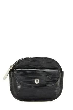 LOUIS VUITTON Epi Schilling Coin Pouch - Black