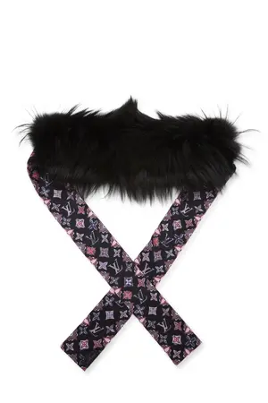 LOUIS VUITTON Fox Fur Bandeau