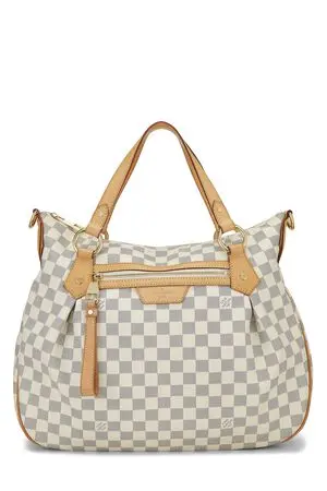 LOUIS VUITTON Damier Azur Evora - White