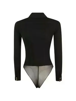 Elisabetta Franchi Logo-plaque Long-sleeve Bodysuit