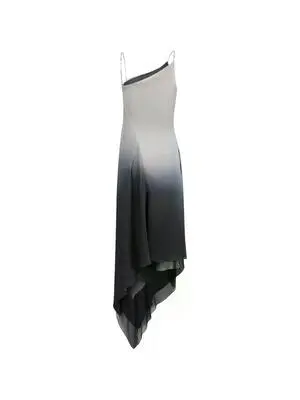 OUDE WAAG Ombré Asymmetric Slip Dress