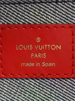 LOUIS VUITTON 2020 Monogram Denim Patchwork Mini Palm Springs Backpack