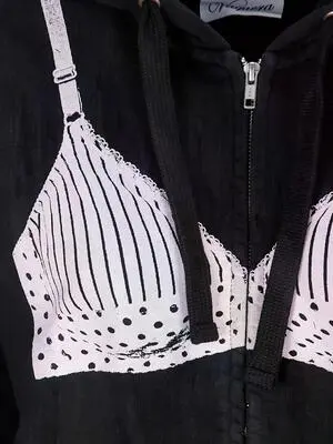 Vaquera Graphic-print Zip-up Hoodie