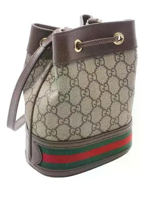 Gucci 2016-2026 Mini Gg Supreme Web Ophidia Bucket Bag