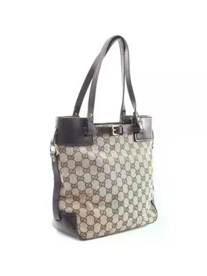 Gucci 2000s Gg Canvas Tote Bag