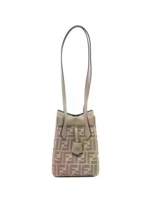 Fendi Mini Origami Shoulder Bag - Neutrals
