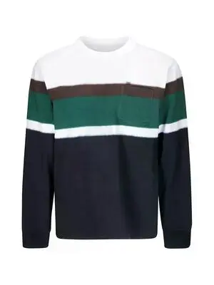 Sacai Chusen-dyed Sweatshirt - Blue