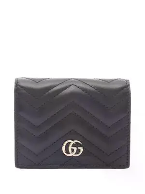 Gucci Gg Marmont Bi-fold Wallet - Black