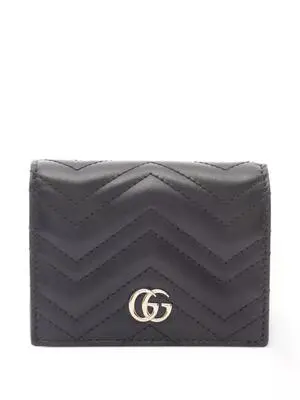 Gucci Gg Marmont Bi-fold Wallet - Black