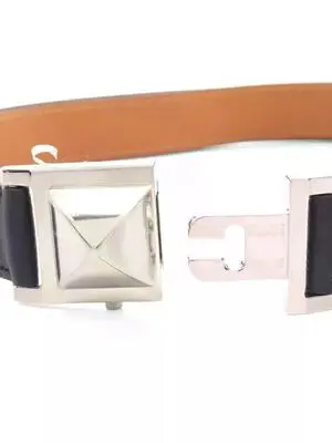 Hermès Medor Pyramid-stud Belt