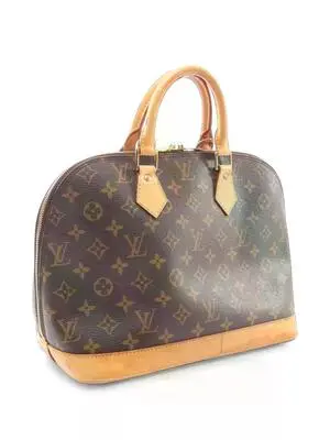 LOUIS VUITTON 1998 Mm Alma Monogram Tote Bag - Brown