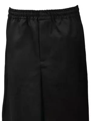 INTODUSK Logo-embroidered Wide-leg Trousers