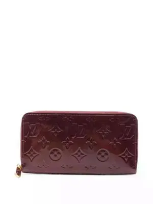 LOUIS VUITTON 2010 Zippy Monogram Vernis Wallet - Red