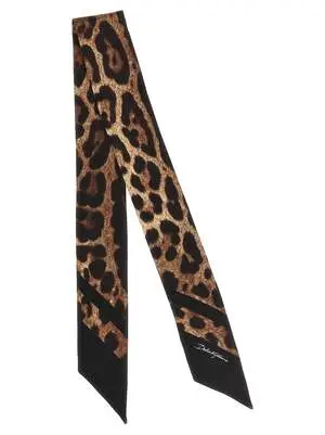 Dolce & Gabbana Animal Bandeau - Brown