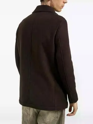 CAMPLIN Double-breasted Long-sleeve Coat