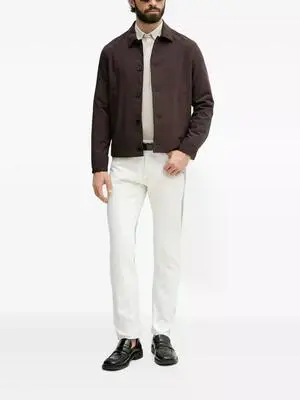 Sisley Button-up Collared Jacket