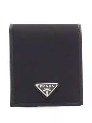 Prada 2020s Tessuto Bi-fold Wallet - Black