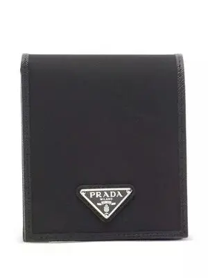 Prada 2020s Tessuto Bi-fold Wallet - Black
