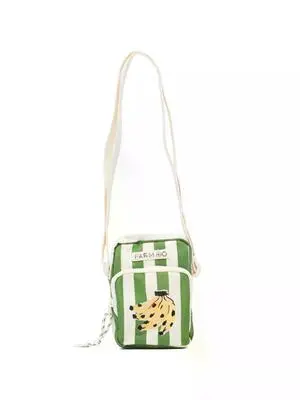 Farm Rio Striped Banna Tropical Mini Bag