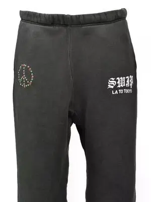 SWJP Stud-embellished Track Pants
