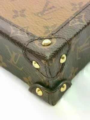 LOUIS VUITTON Monogram Trunk Vertical Shoulder Bag