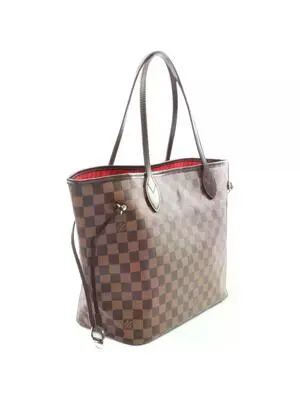 LOUIS VUITTON 2015 Mm Neverfull Damier Ebene Tote Bag - Brown