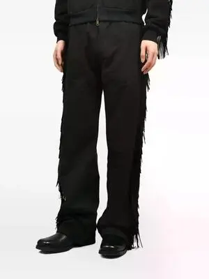 AUSTIN POST Fringed Track Pants