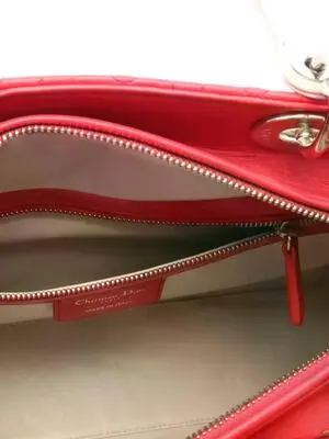 Dior Cannage Tote Bag - Red
