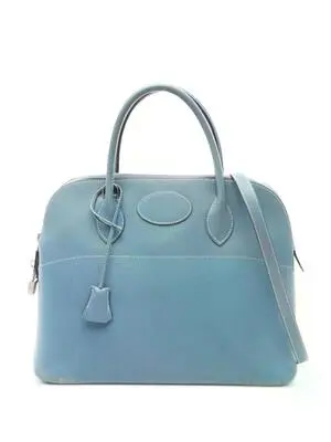 Hermès Epsom 35 Bolide Tote Bag - Blue