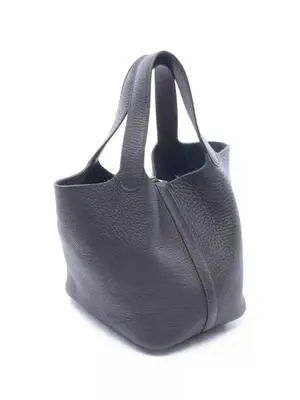 Hermès Caban Clemence Pm Picotin Lock Tote Bag - Blue