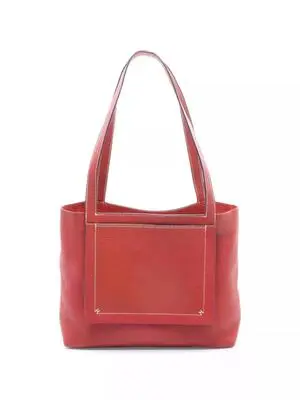 Hermès Clemence Cabasellier Tote Bag - Red