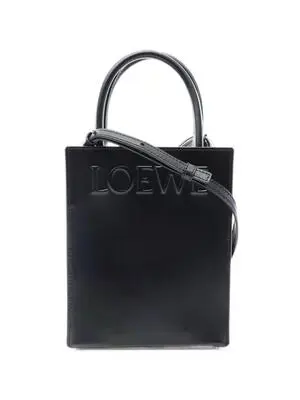 Loewe 2010s Standard A5 Tote Bag - Black