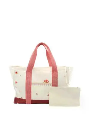 Hermès 2000-2026 Canvas Circus Nappy Tote Bag - White
