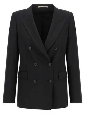 Tagliatore Parigi' Double-breasted Blazer - Black