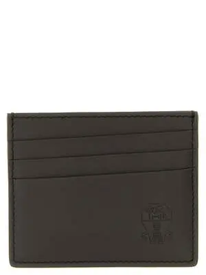 Brunello Cucinelli Logo Card Holder - Black