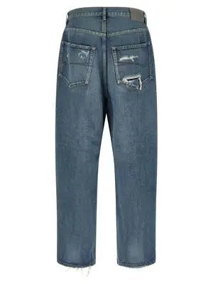 Balenciaga Distressed Baggy Jeans