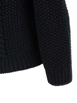 Saint Laurent Wool Sweater With Processing