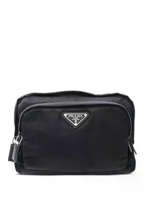 Prada Tessuto Wash Bag - Black