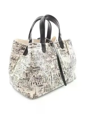 Dior Large 2010s Toujours Tote Bag - White