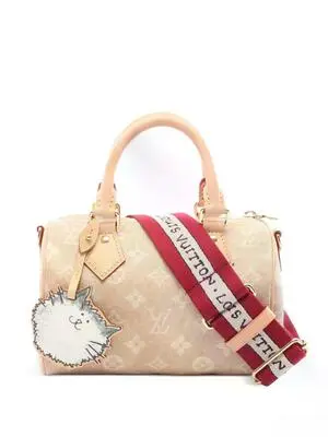 LOUIS VUITTON 2021 Monogram Speedy Bandoulière Shoulder Bag - Neutrals