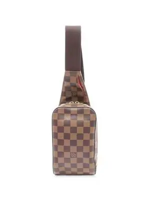 LOUIS VUITTON 2003 Geronimos Damier Ebene Belt Bag - Brown